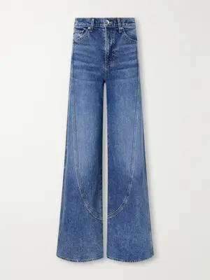 Veronica Beard Taylor Mid-rise Straight-leg Jeans - Blue