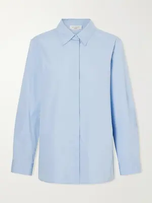 Gabriela Hearst Judie Cotton-poplin Shirt