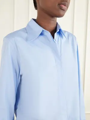 Gabriela Hearst Judie Cotton-poplin Shirt