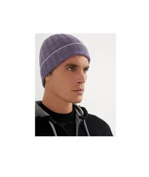 Brunello Cucinelli Turn-up Brim Ribbed Beanie