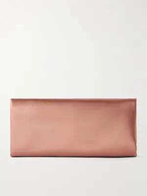 Saint Laurent Evening Satin Clutch - Pink
