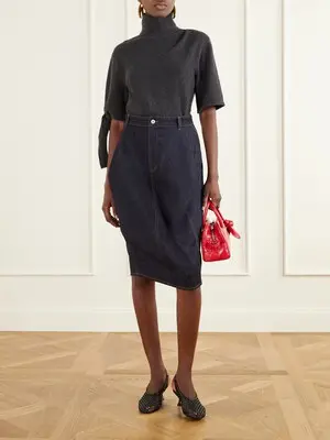 Jacquemus Le Petit Turismo Crocodile-effect Leather Shoulder Bag
