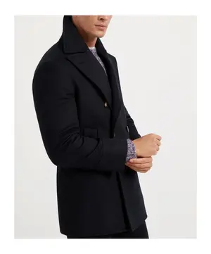Brunello Cucinelli Double-breasted Straight Hem Coat