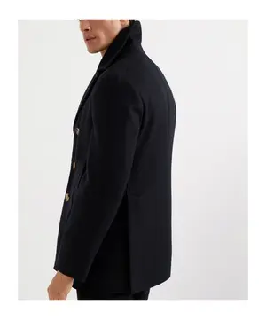 Brunello Cucinelli Double-breasted Straight Hem Coat