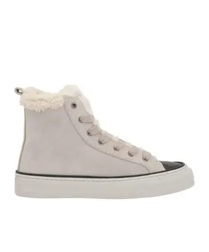 Brunello Cucinelli Jewelled Toe Mid-top Sneakers