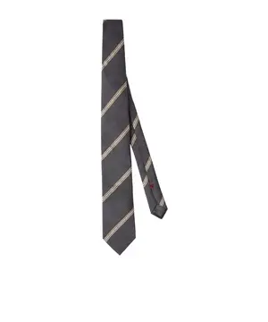 Brunello Cucinelli Silk Tie - Black