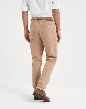 Brunello Cucinelli Logo-patch Tapered Jeans