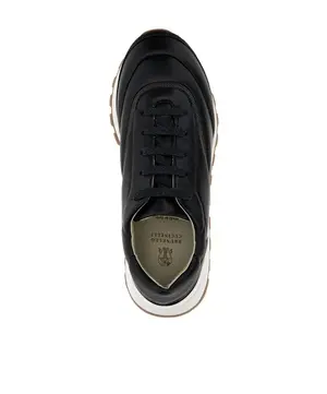 Brunello Cucinelli Monili-chain Lace-up Sneakers
