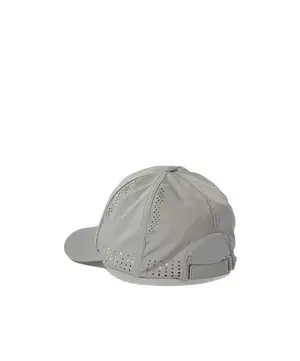 Brunello Cucinelli Logo Printed Curved Hem Baseball Cap - Grey
