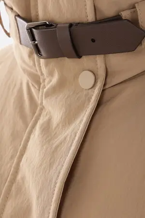 Brunello Cucinelli High-neck Buckled Coat