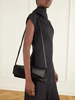 Proenza Schouler Hex Leather And Suede Clutch
