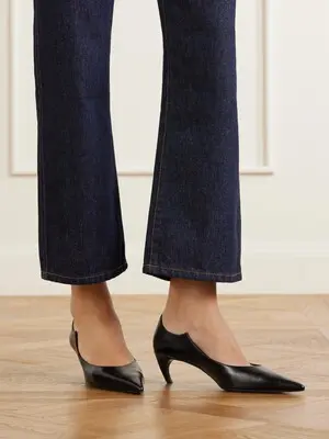 Khaite Valerie 55 Leather Pumps