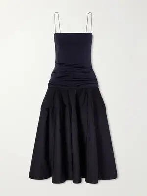 Jacquemus La Robe Paradiso Satin Midi Dress