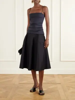 Jacquemus La Robe Paradiso Satin Midi Dress