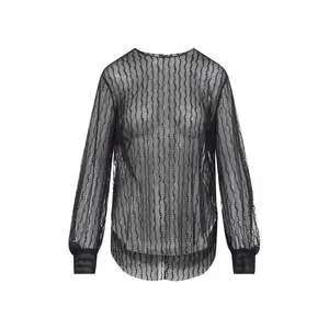 Alberta Ferretti Tulle Blouse