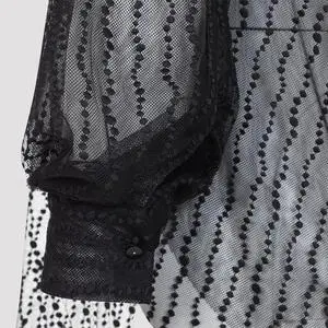 Alberta Ferretti Tulle Blouse