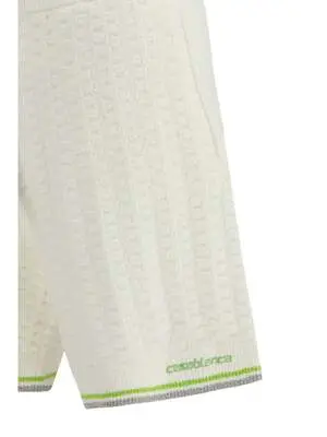 Casablanca Tennis Bouclé Shorts