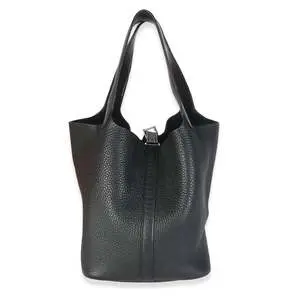 Hermès Clemence Picotin Lock 22 Phw - Black