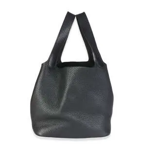 Hermès Clemence Picotin Lock 22 Phw - Black