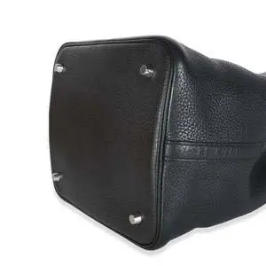 Hermès Clemence Picotin Lock 22 Phw - Black