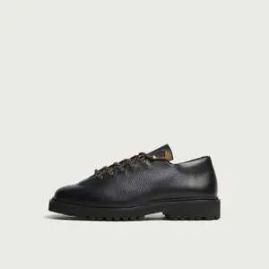 JACQUES SOLOVIERE Rasmus Grain Low Hiker - Black