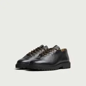 JACQUES SOLOVIERE Rasmus Grain Low Hiker - Black
