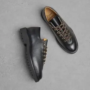 JACQUES SOLOVIERE Rasmus Grain Low Hiker - Black