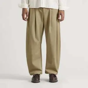 PORTER JAMES Dart-knee Pleated Trousers