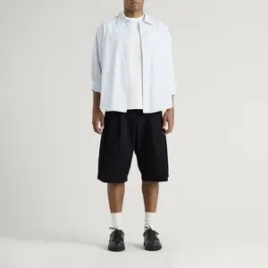 PORTER JAMES Double Pleated Shorts