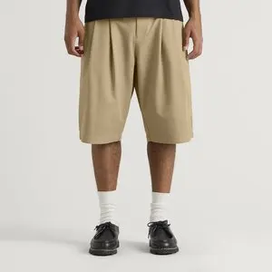 PORTER JAMES Double Pleated Shorts