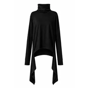 YOGI8APPAREL Soft Rebellion Longline Turtleneck Top