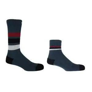 PEPER HAROW - MADE IN ENGLAND Striped Navy Luxury Sports Socks Bundle - Blue