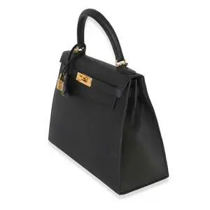 Hermès Epsom Sellier Kelly 28 Ghw - Black