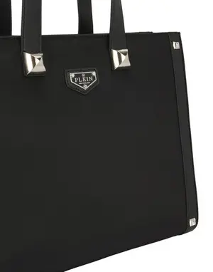 Philipp Plein Nylon Tote Bag Studs