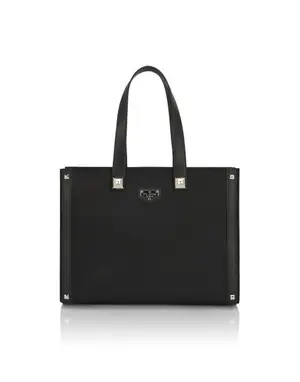 Philipp Plein Nylon Tote Bag Studs