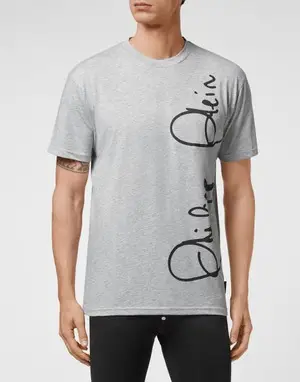 Philipp Plein T-shirt Round Neck Ss - Grey