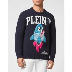 Philipp Plein Pullover Round Neck - Darkblue