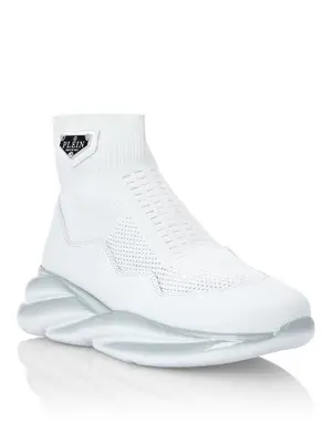 Philipp Plein Runner Socks Iconic Plein - White