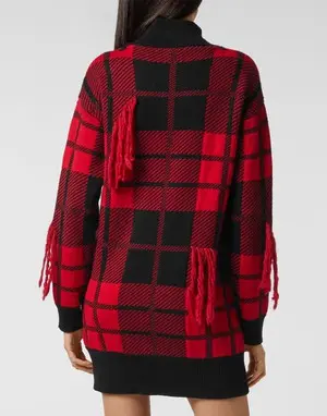 Philipp Plein Pullover Round Neck Ss Tartan