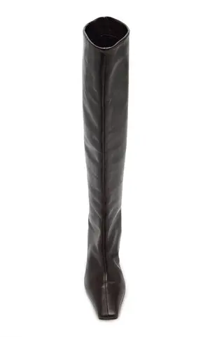 Khaite One Knee-high Leather Boots