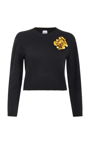 MARKARIAN Romy Sequined Cashmere Sweater