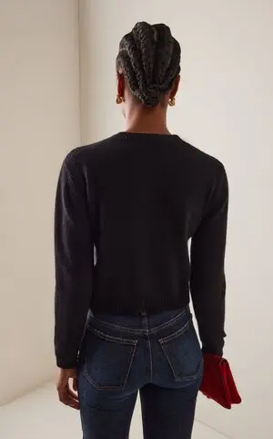 MARKARIAN Romy Sequined Cashmere Sweater