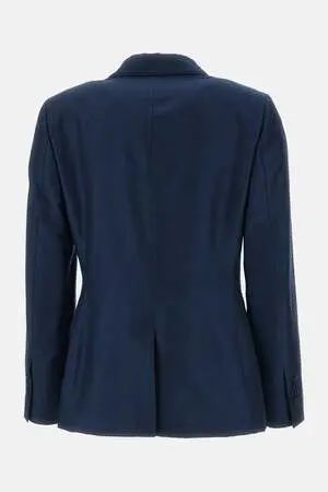 Alberto Biani Double-breasted Tuxedo Blazer - Blu