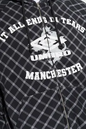 UMBRO Plaid Pattern Sweatshirt