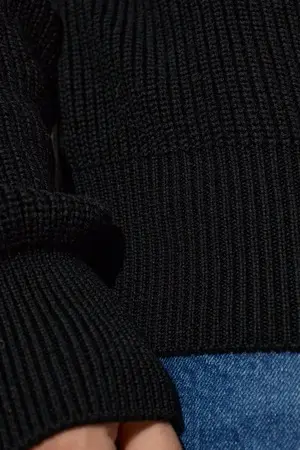 Woolrich Wool Cardigan With Stand-up Collar
