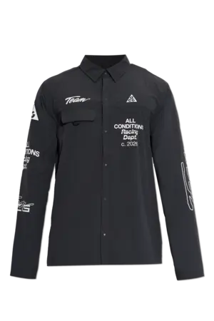 Nike Shirt With Logo - Grey