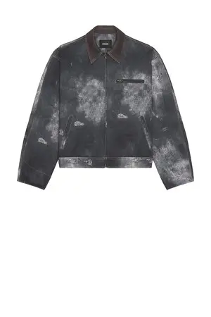 We11Done Trompe L'oeil Denim Jacket - Black