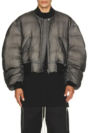 Rick Owens Secchia Flight Jacket - Black