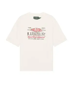 Polo Ralph Lauren Sporting Graphic T-shirt In White