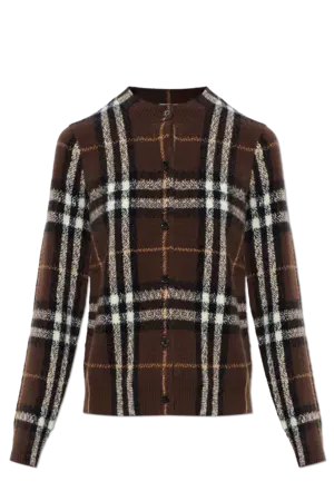 Burberry Clara' Cashmere Cardigan - Brown
